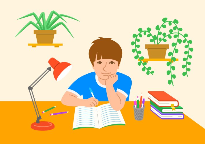 Cartoon Homework Vector Images (over 33,000)