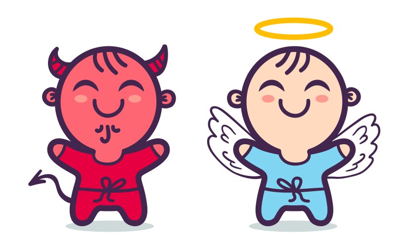 Devil kid Royalty Free Vector Image - VectorStock