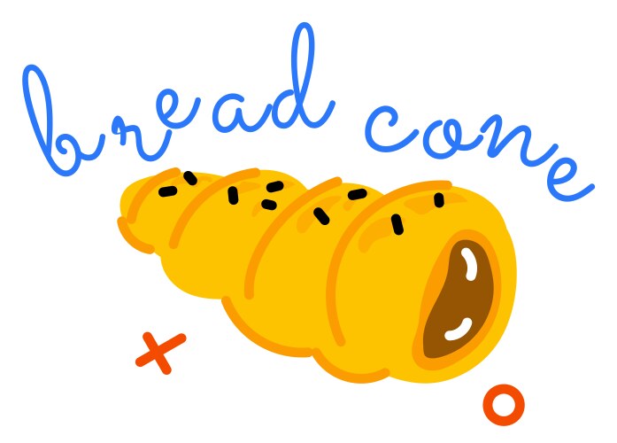 Garlic bread Royalty Free Vector Image - VectorStock