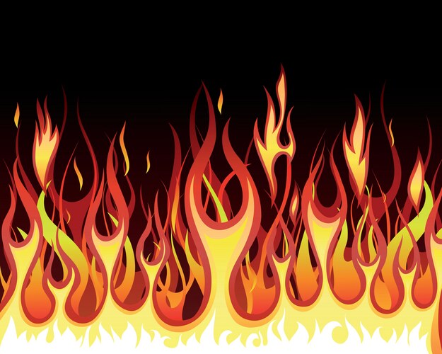 Fire - cartoon Royalty Free Vector Image - VectorStock