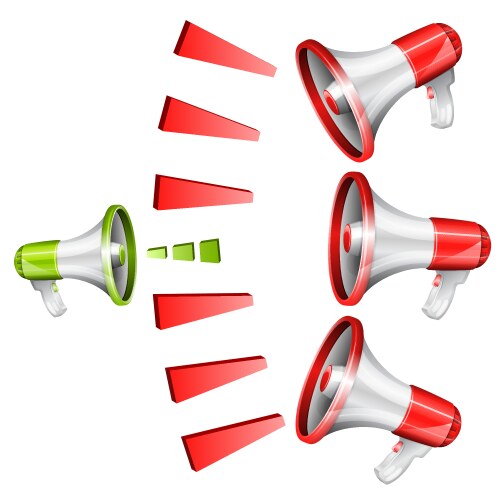 Megafon Royalty Free Vector Image - VectorStock