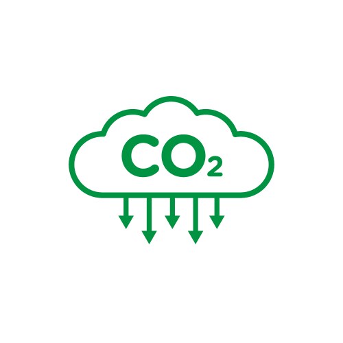 Co2 emissions icon Royalty Free Vector Image - VectorStock