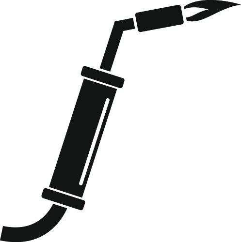 Gas torch for welding Royalty Free Vector Image