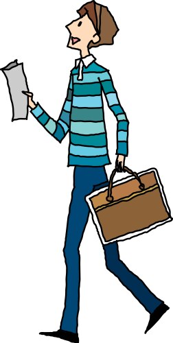 Walking Man Side View Sketch Vector Images (89)