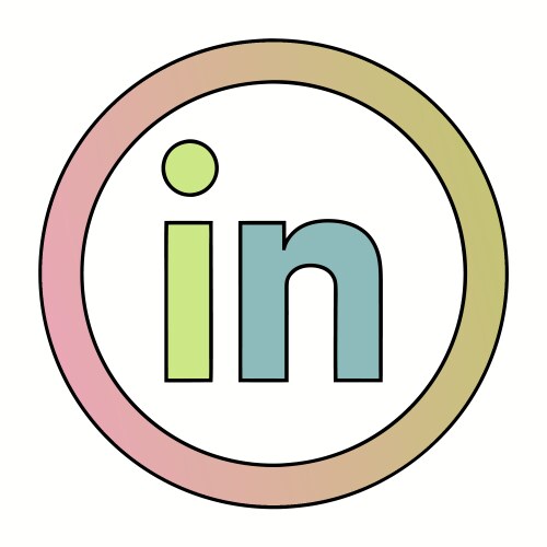 Black Linkedin Icon Vector Images (over 1,400)