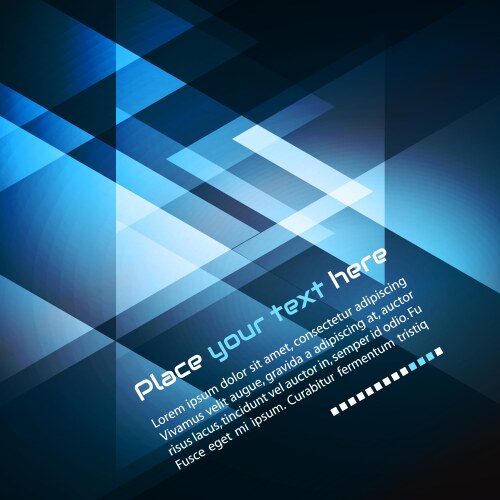 Abstract elegant blue geometric layers Royalty Free Vector