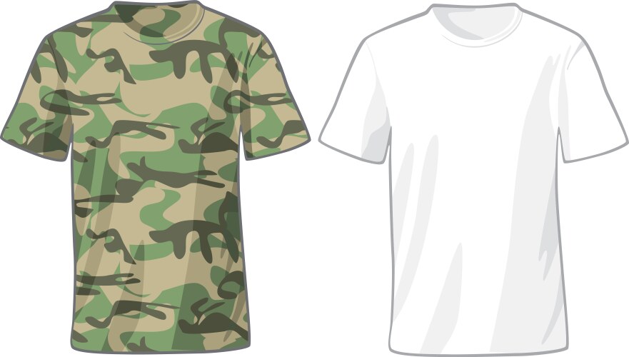 Military t-shirt Royalty Free Vector Image - VectorStock