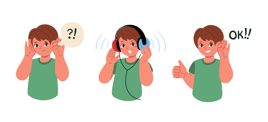 Hearing Loss Cartoon Vector Images (over 400)