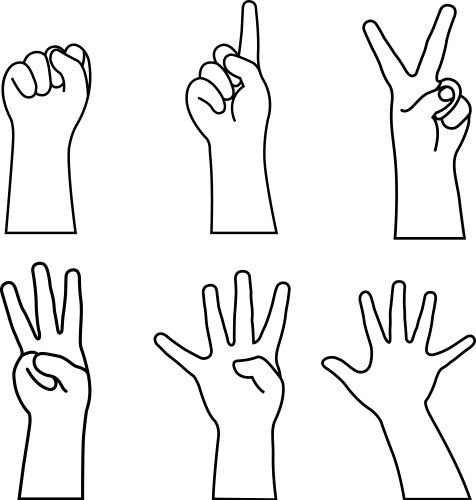 Child hand Royalty Free Vector Image - VectorStock