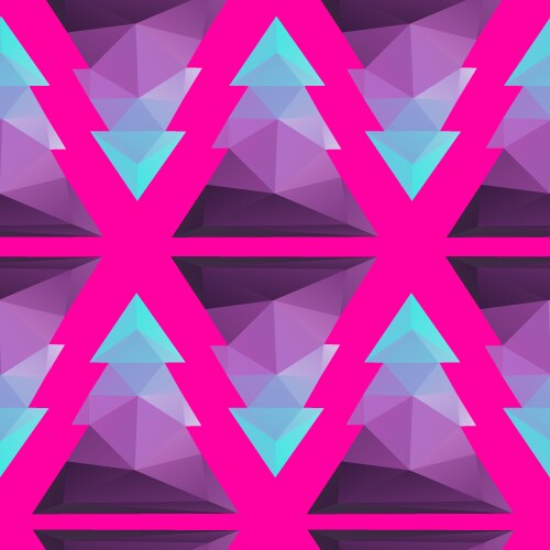 Urban bright geometric seamless pattern Royalty Free Vector