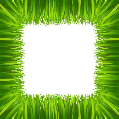 Heart on green grass Royalty Free Vector Image