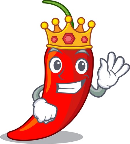 Hot Chili Pepper Cartoon – Royalty-Free Vector | VectorStock