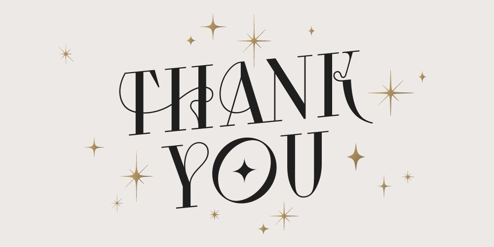 Logo thank you Vector Images & Graphics for Commercial Use | VectorStock