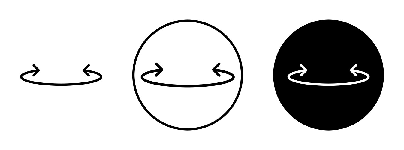 Two side icon set on white background Royalty Free Vector