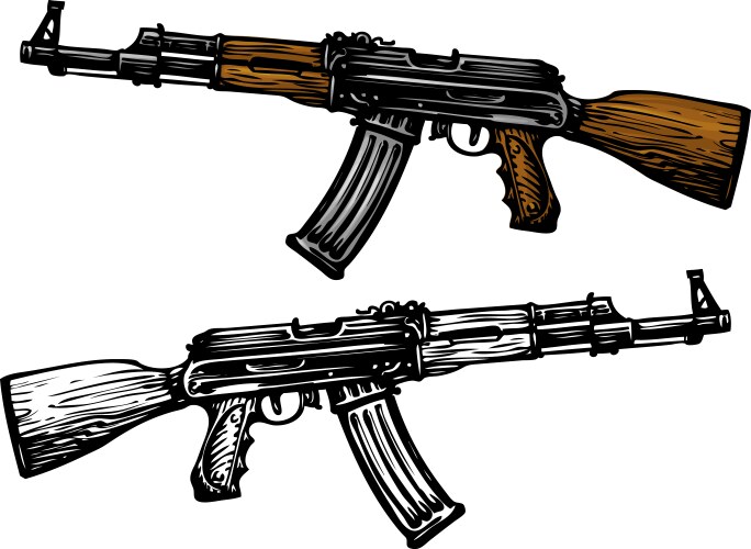 Ak 47 Vector Images (over 1,100)