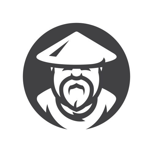 Shaolin monk sign Royalty Free Vector Image - VectorStock