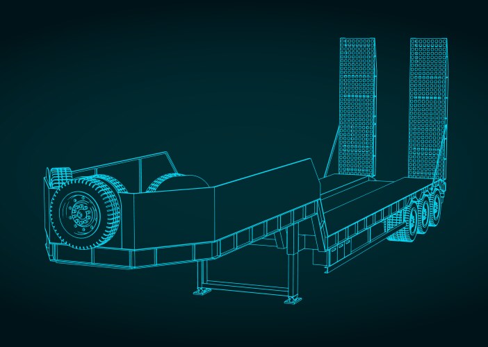 Flatbed Trailer Vector Images (over 260)