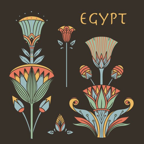 Egyptian Lotus Vector Images (over 720)
