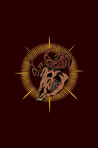 Monster devil head Royalty Free Vector Image - VectorStock