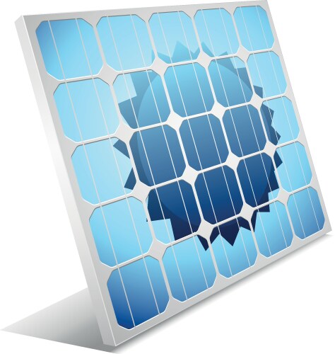 Solar panel Royalty Free Vector Image - VectorStock