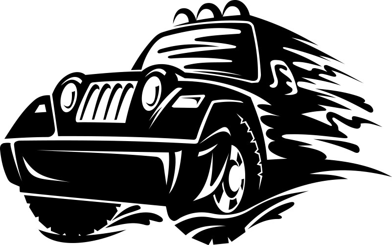 Crossover car Royalty Free Vector Image - VectorStock