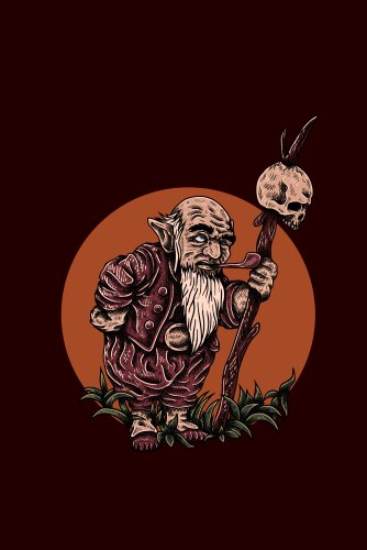 Elf Skulls Vector Images (78)