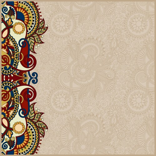Vintage floral background Royalty Free Vector Image