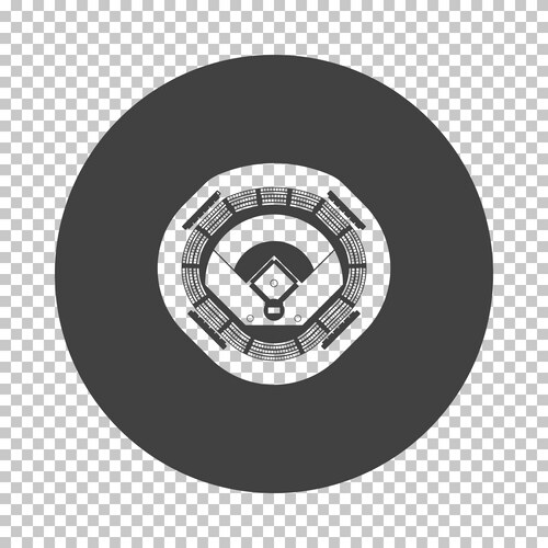 Baseball stadium icon Royalty Free Vector Image