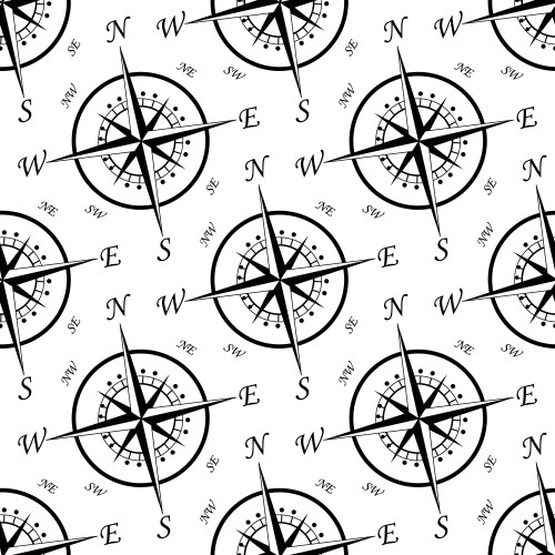 Compass symbol Royalty Free Vector Image - VectorStock