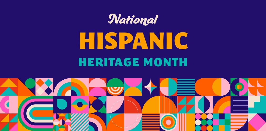 National hispanic heritage month celebration Vector Image