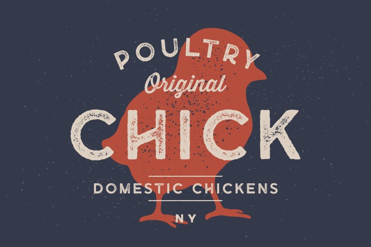 Vintage poster typography Royalty Free Vector Image