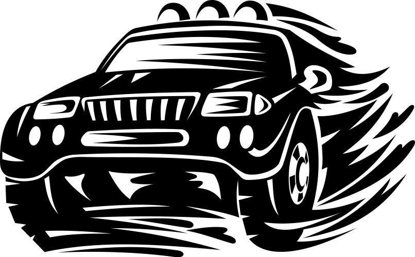 Crossover car Royalty Free Vector Image - VectorStock