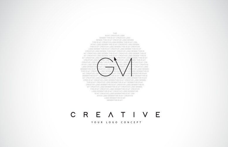 Gm g m swoosh letter logo design with modern Vector Image