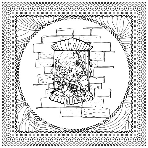 Black mono color Royalty Free Vector Image - VectorStock