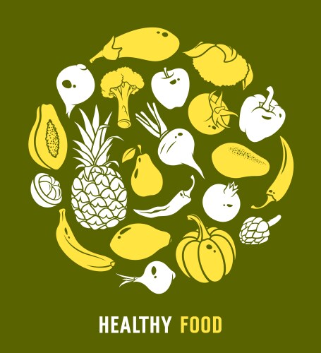 Healthy Food Vector Images (over 1 million)