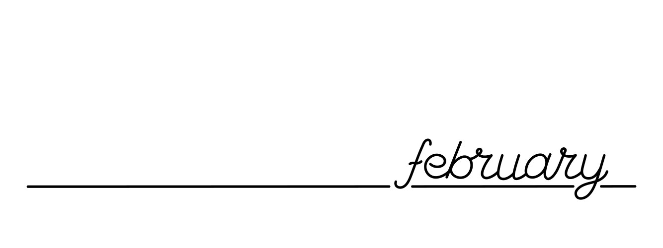 February Word Vector Images (over 5,000)