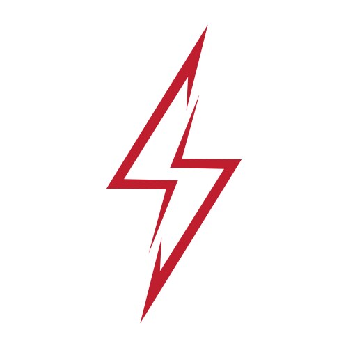 Lightning electric power logo design element Vector Image