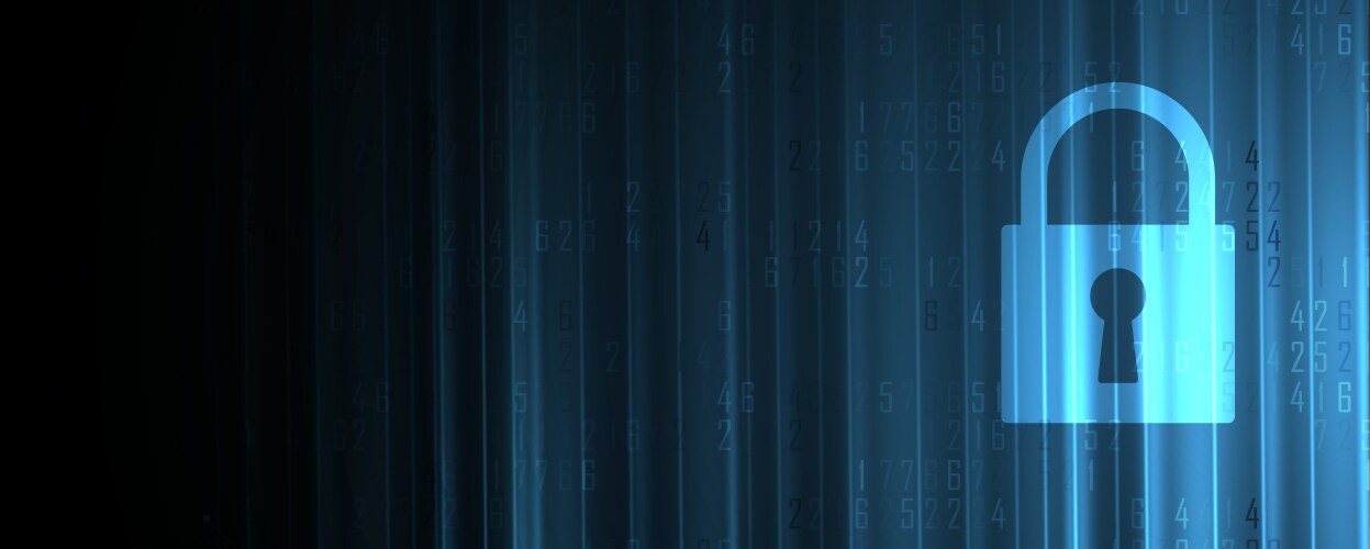 Cyber security internet technology concept Vector Image