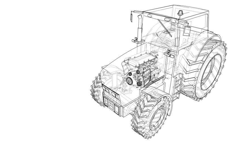Tractor Outline Vector Images (over 13,000)