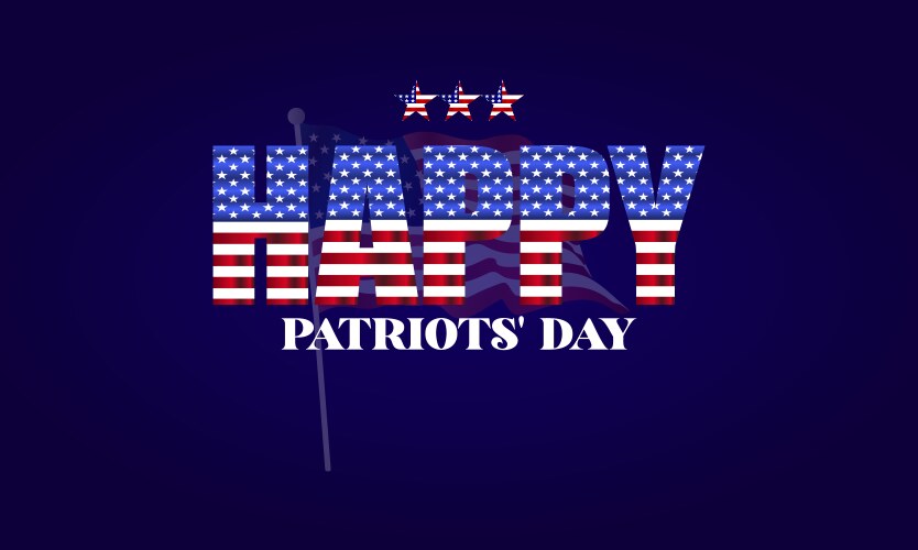 Never forget commemorating patriot day Royalty Free Vector
