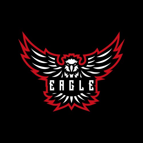 Vintage eagle logo Royalty Free Vector Image - VectorStock