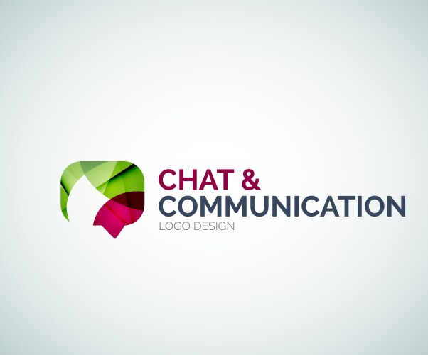 Communication logo Royalty Free Vector Image - VectorStock