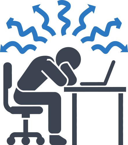 Employee Desk Icon Royalty Free Vector Image - VectorStock