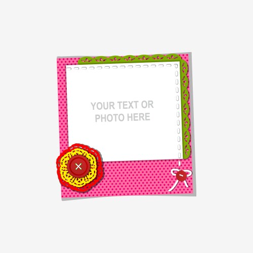 Happy birthday frame design with calligraphy Vector Image