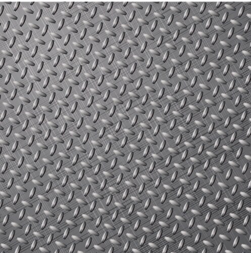 Diamond plated seamless metal sheet Royalty Free Vector