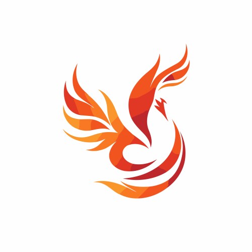 Fire rooster logo design rooster logo design Vector Image