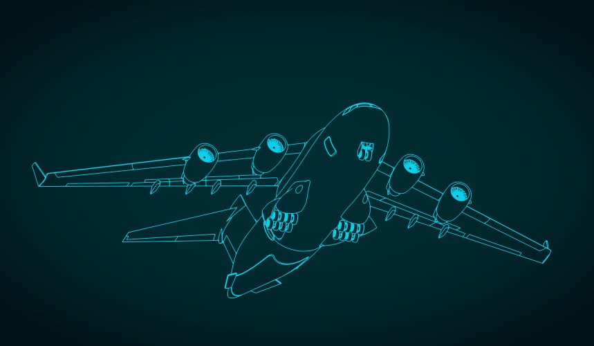 Aircraft Sketch Draw Vector Images (over 3,400)