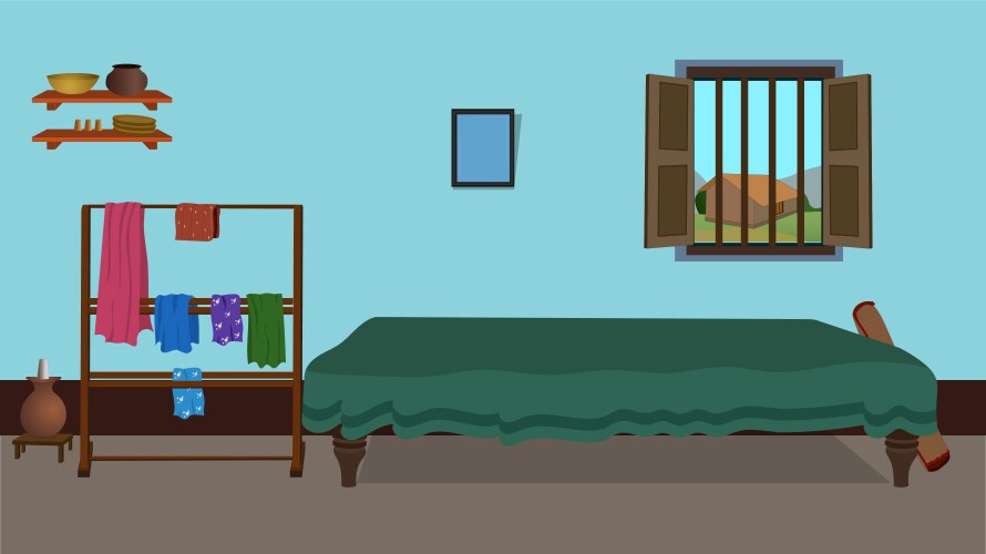 Village House Inside Vector Images (over 390)