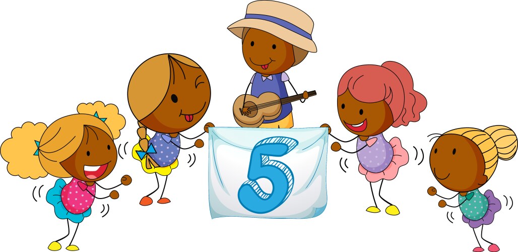 Five coffee beans Royalty Free Vector Image - VectorStock