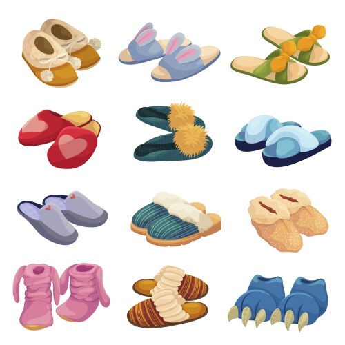 Slippers Royalty Free Vector Image - VectorStock